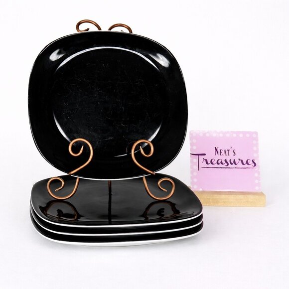 Target | Dining | Home Target Black White Soft Square Stoneware 5 Coupe ...